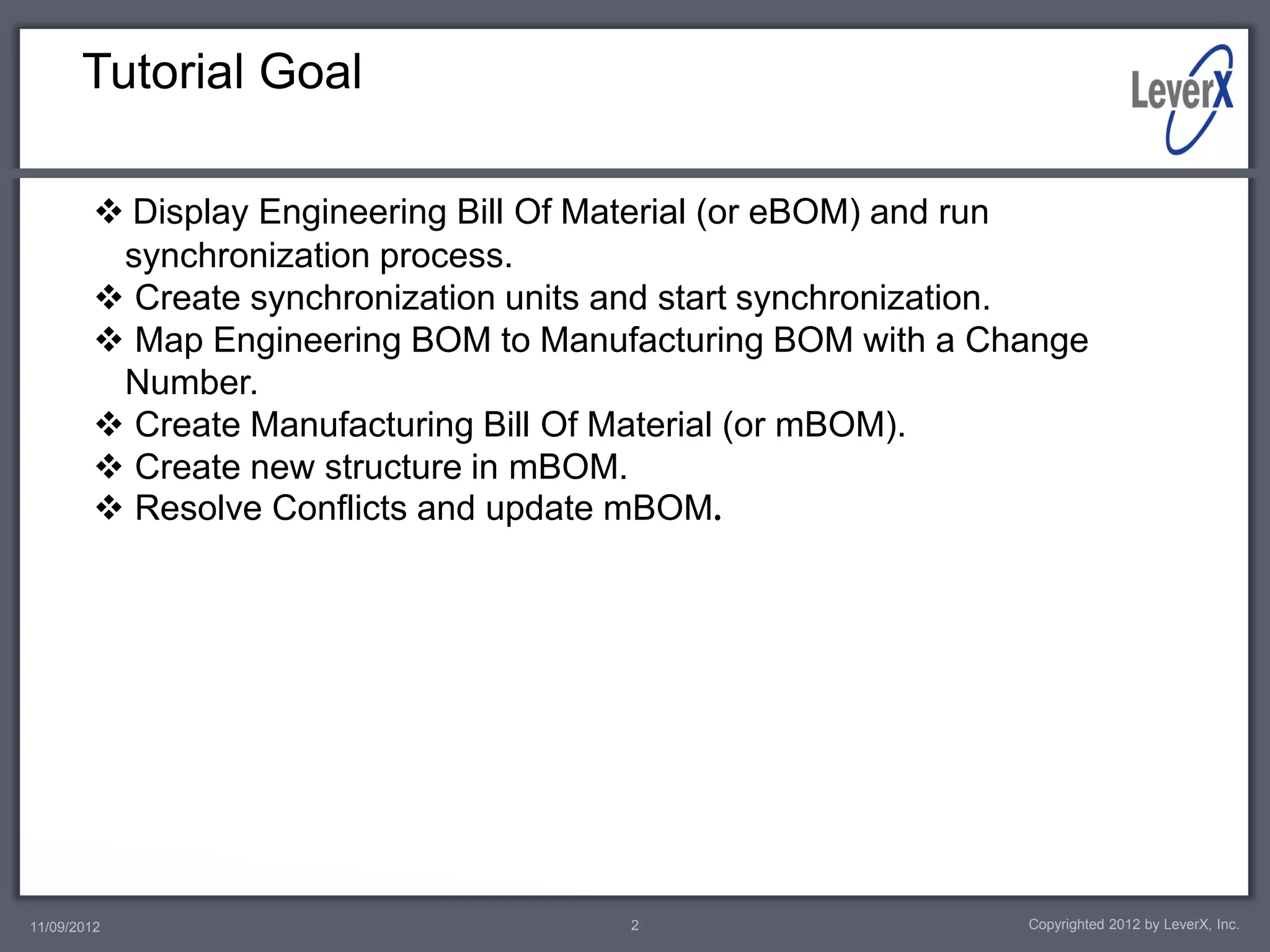 LeverX Tutorial - SAP PLM Guided Structure Synchronization - Overview and Functionality | PDF