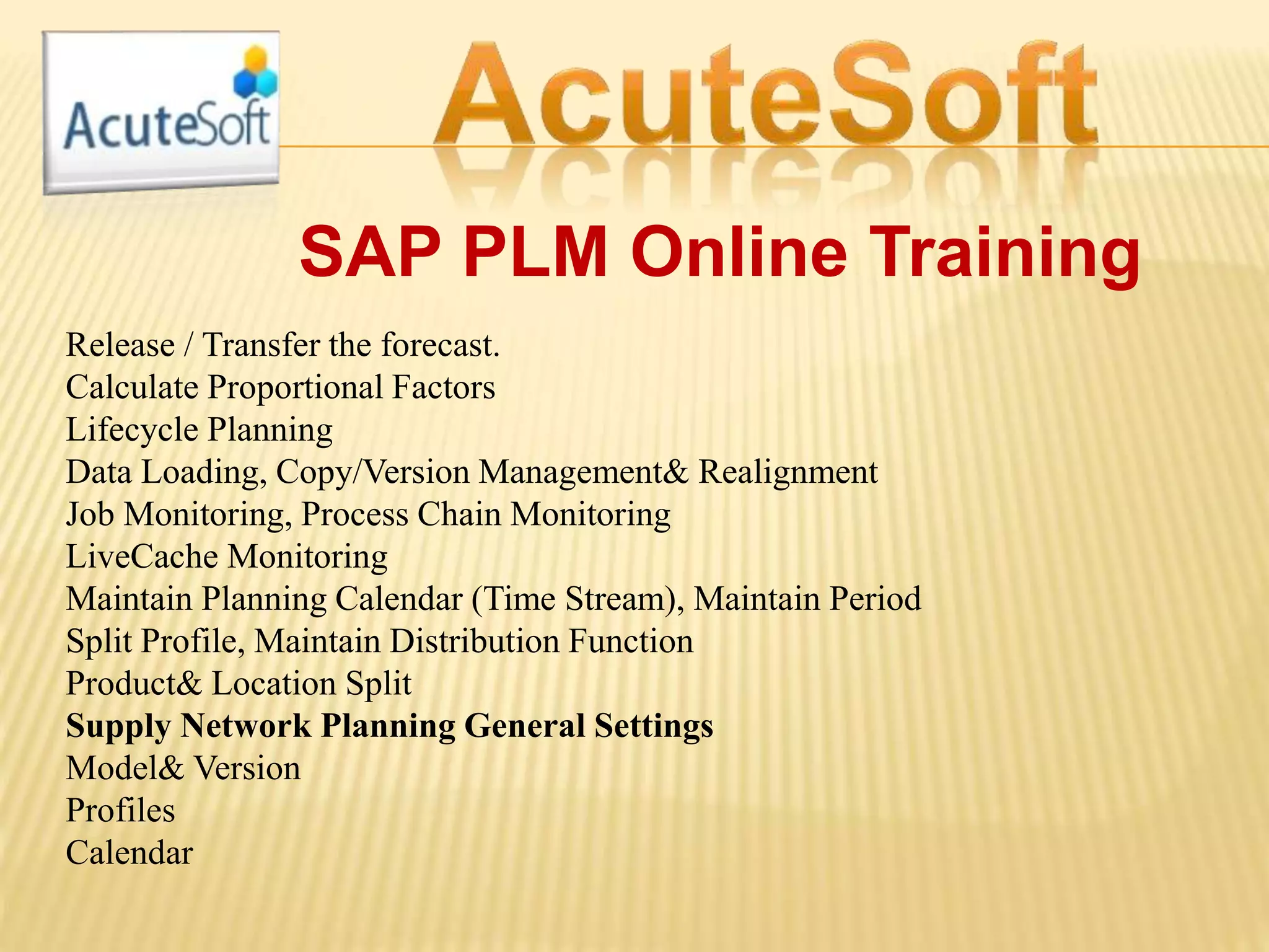Sap plm online training | PPT