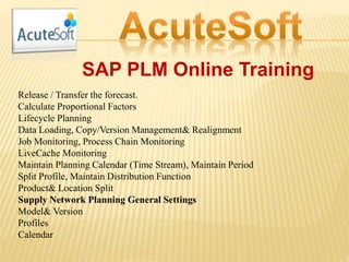 Sap plm online training | PPT