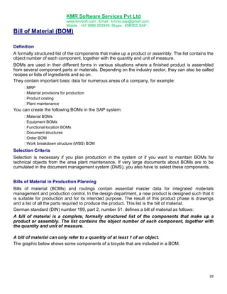 SAP PLM Online Training Complete Hand Book | PDF