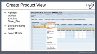 LeverX SAP PLM Tutorial - Product Structure Management - Create a ...