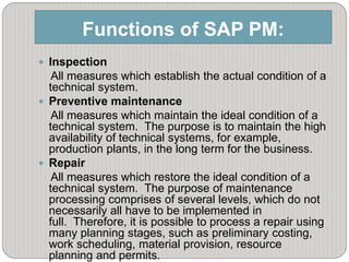 SAP PM training | PPT