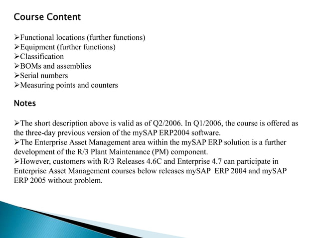 SAP PM | PPT