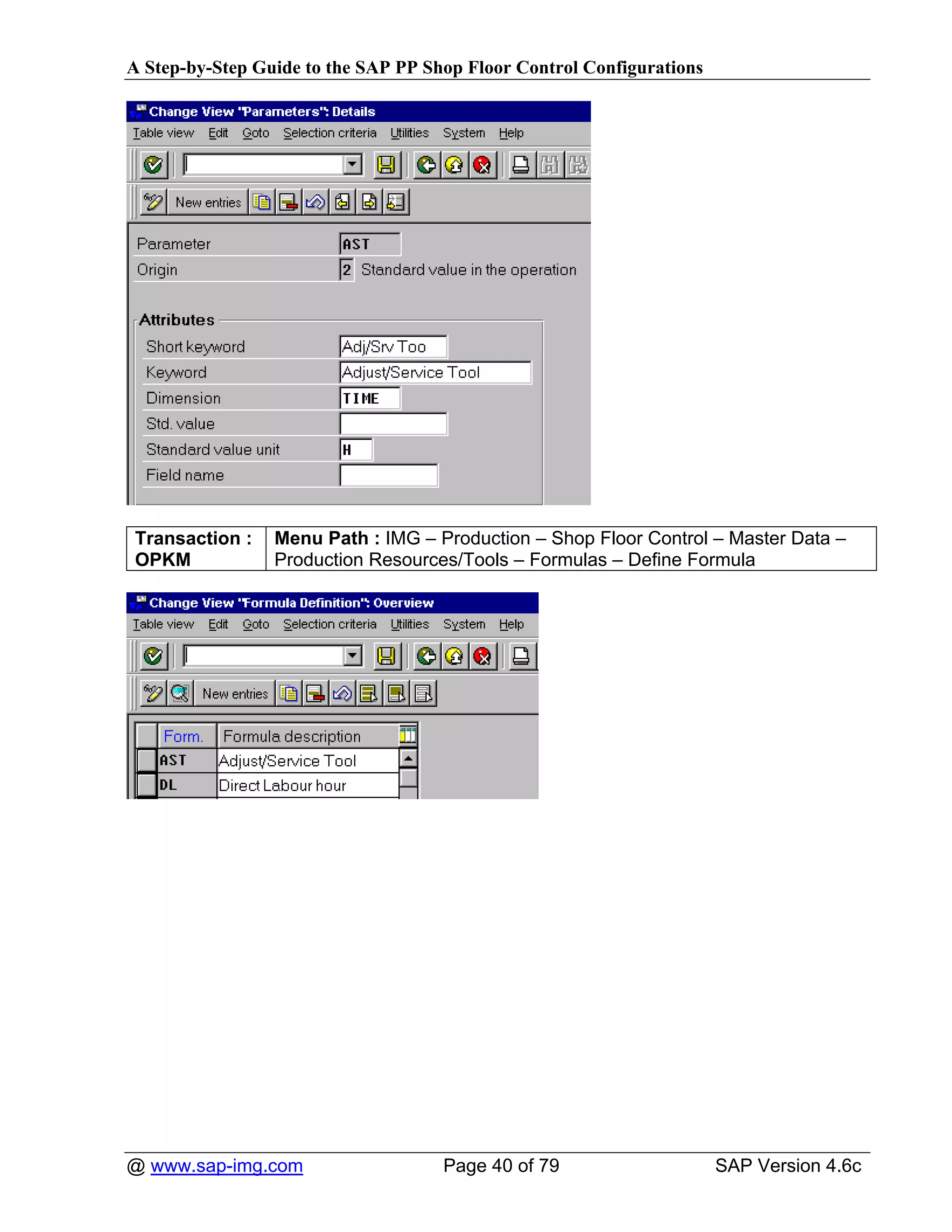 Sap pp shop floor control configuration | PDF