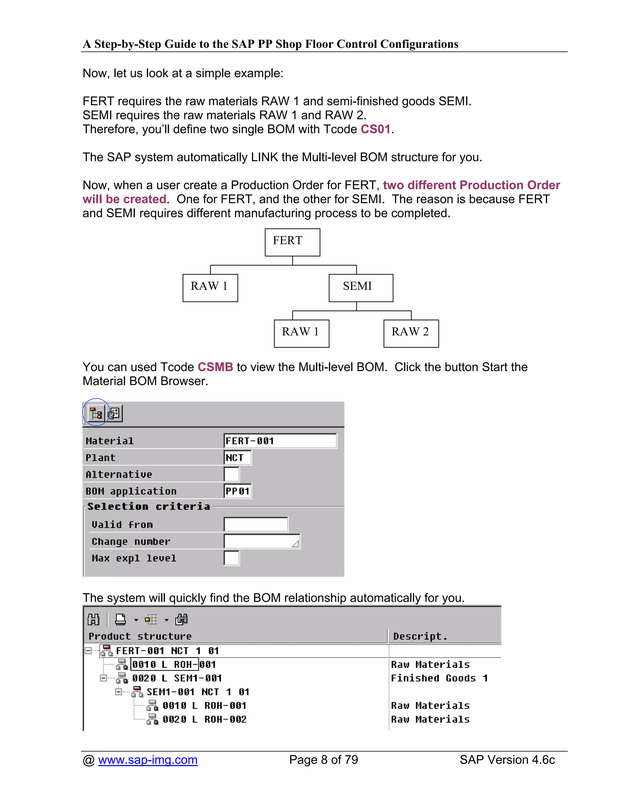Sap pp shop floor control configuration | PDF