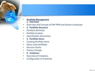 Sap ppm online training | PPTX | Business | Business and Finance