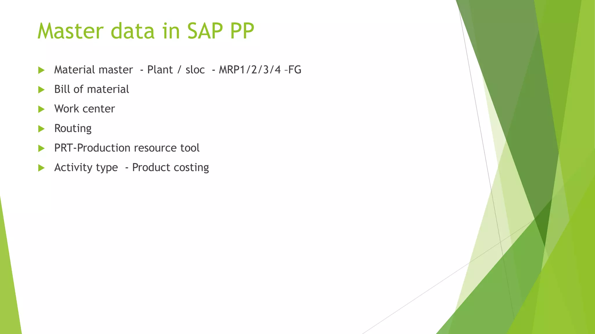 Sap pp org | PPTX