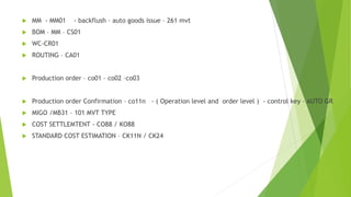 Sap pp org | PPTX