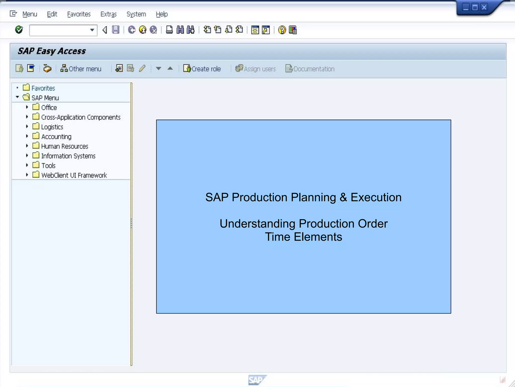 Sap Pp Production Order Understanding Time Elementspdf Business