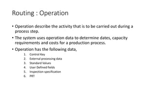 SAP PP Routing | PPTX