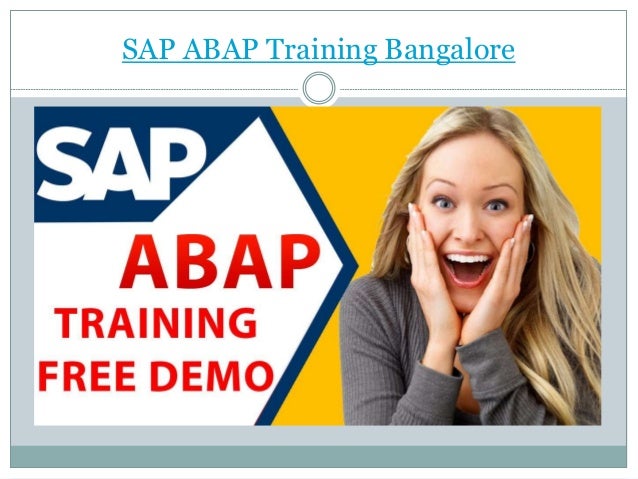 SAP Training Institutes in Bangalore