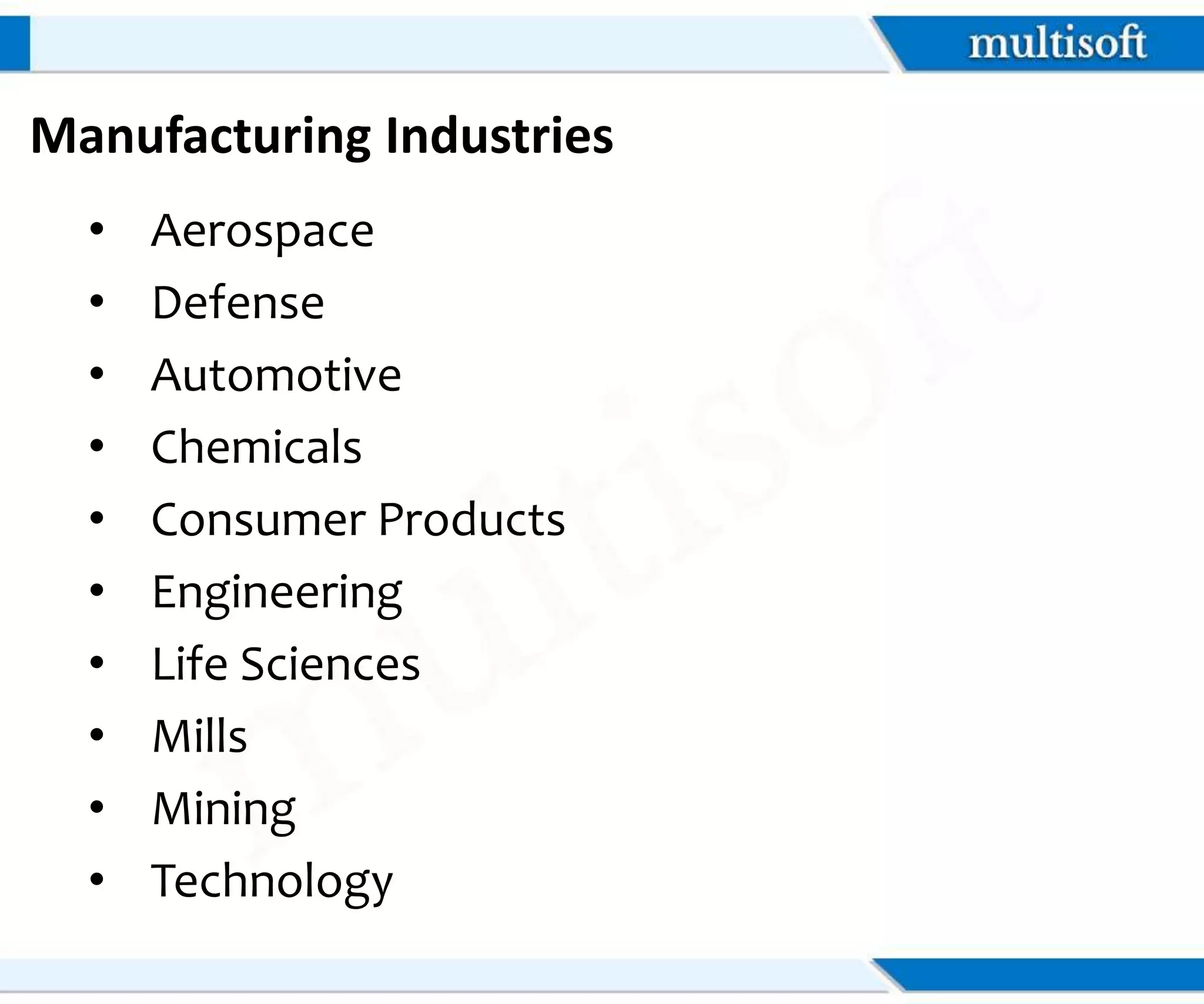 SAP ERP Industry verticals | PPTX
