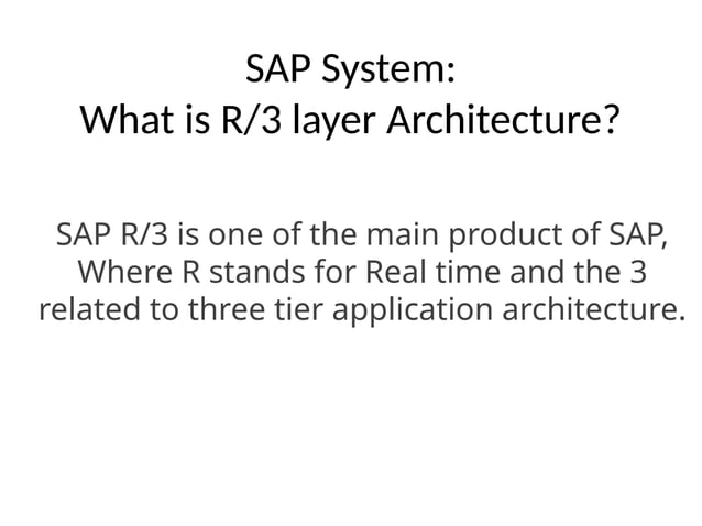 SAP_PPT.pptx sap sap information ppt for the study | PPT