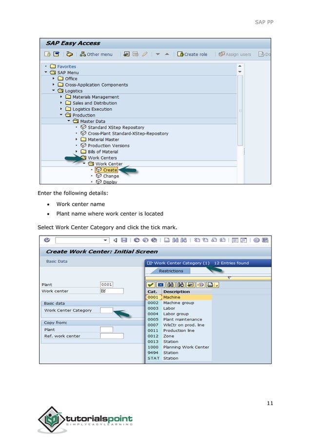 Sap pp tutorial | PDF