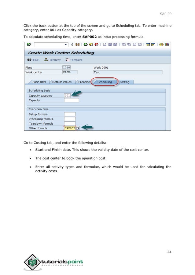 Sap pp tutorial | PDF