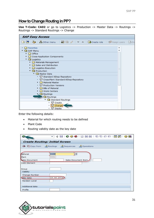 Sap pp tutorial | PDF
