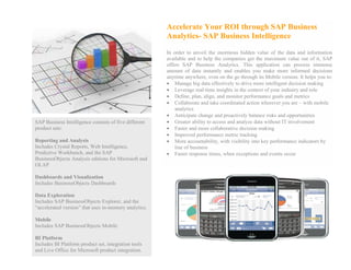 Touchstone IT Services- SAP Practice Brochure | PDF | Computer Software and Applications | Computing
