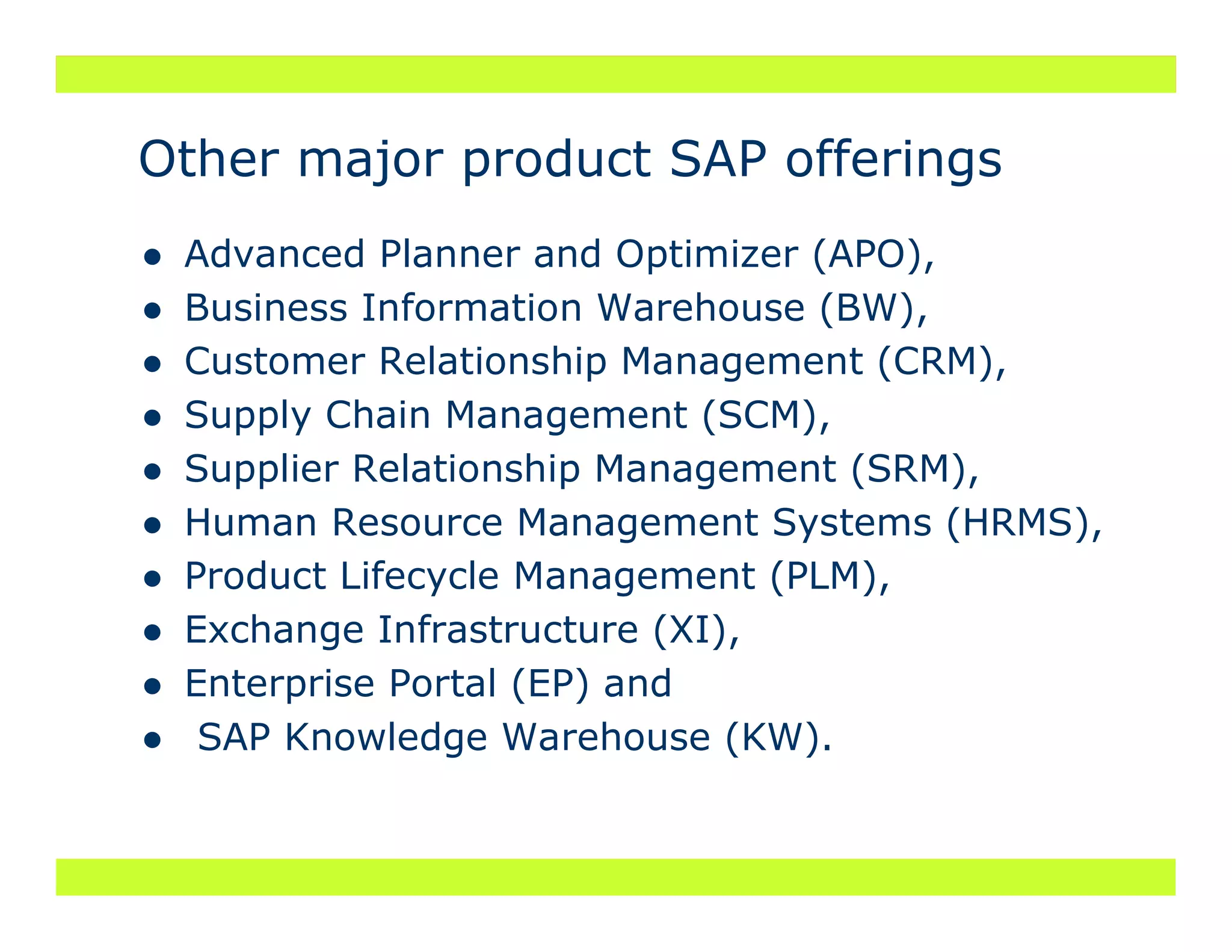 Sap Presentation | PDF