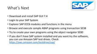 Introduction to SAP, Systems, Applications | PPT