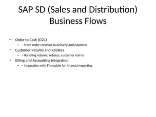 SAP Presentation basic information and data | PPT