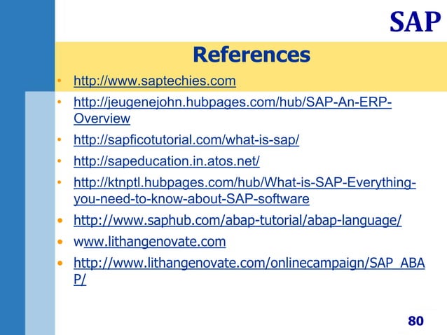 SAP for Beginners