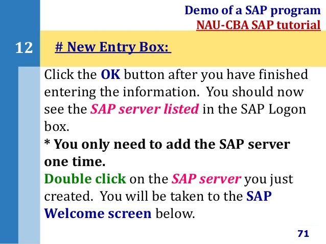 SAP for Beginners