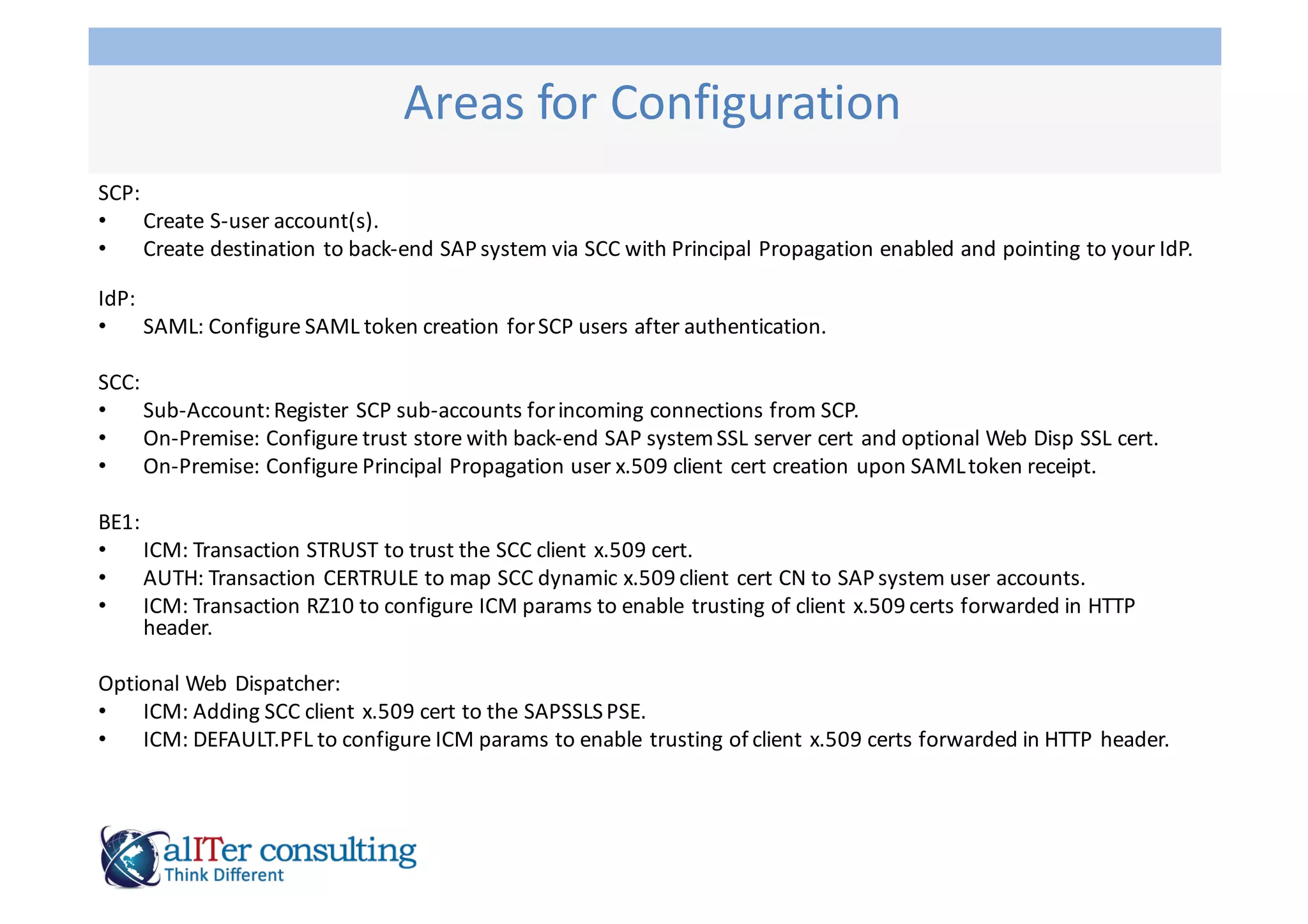 Principal Propagation with SAP Cloud Platform | PPT