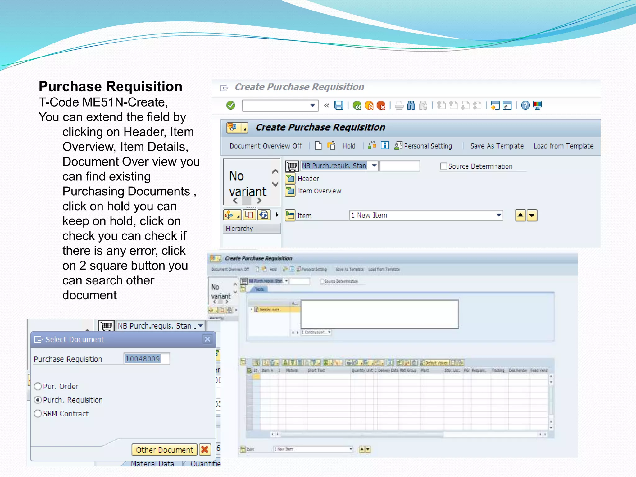 Sapprocurement non stock item | PPTX