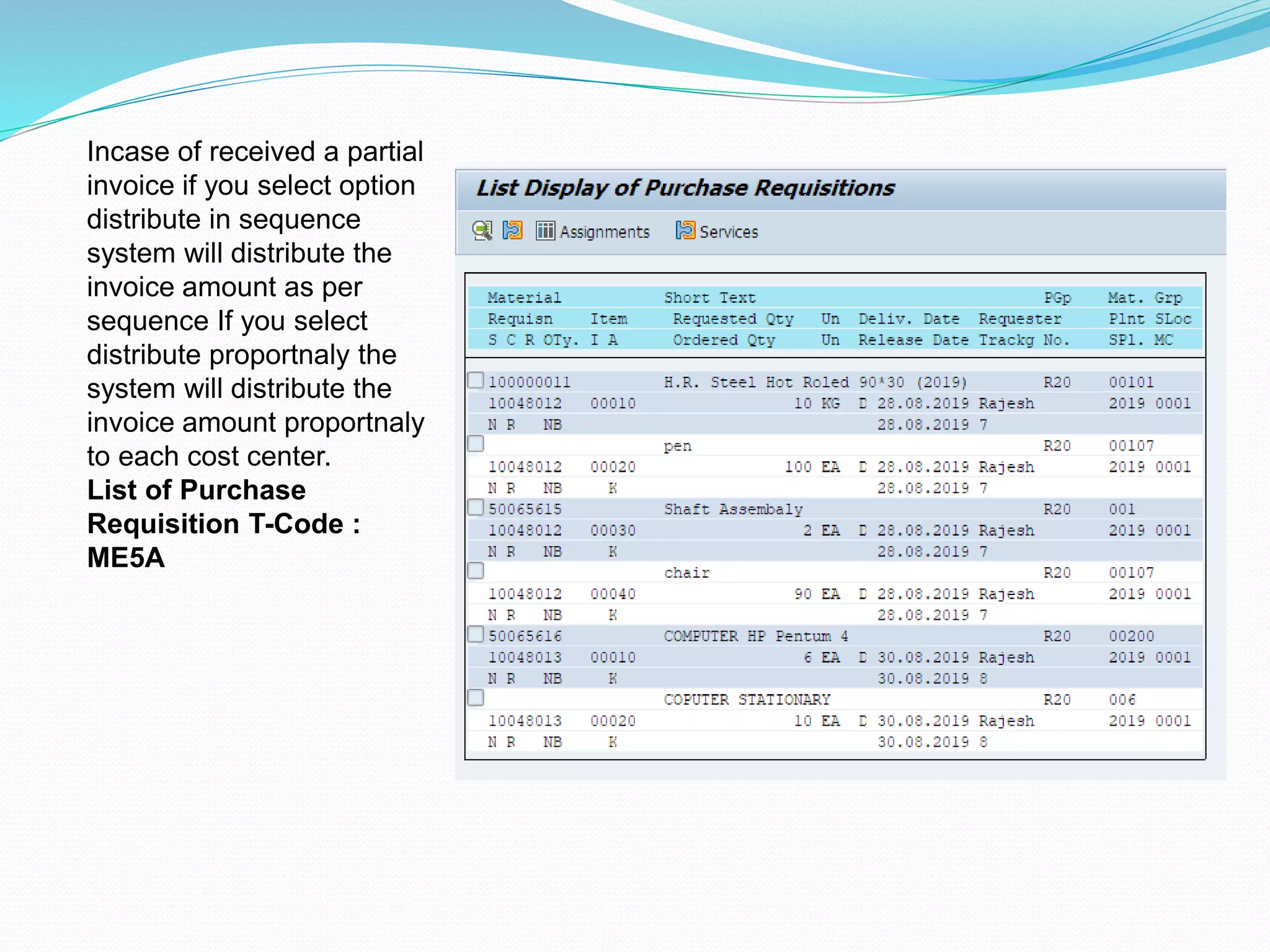 Sapprocurement non stock item | PPTX