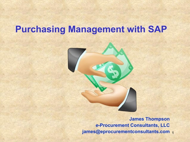 Purchasing Management with SAP | PPT