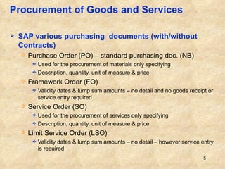 Purchasing Management with SAP | PPT