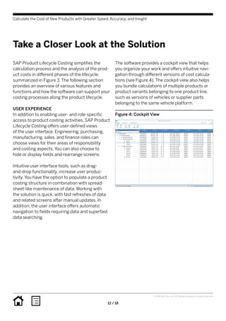 Sap Product Lifecycle Costing solution in detail | PDF