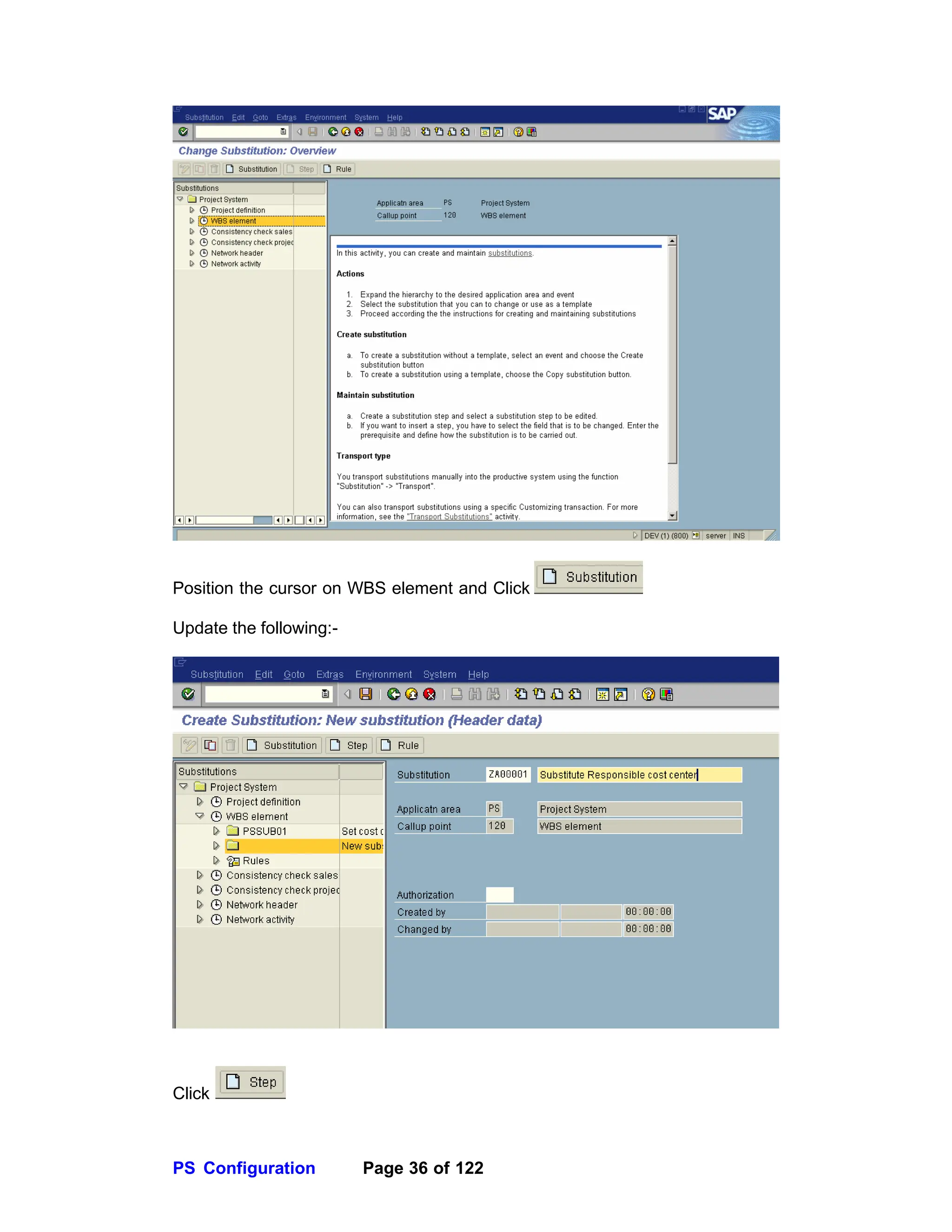 SAP PROJECT SYSTEMS CONFIGURATION Document | PDF