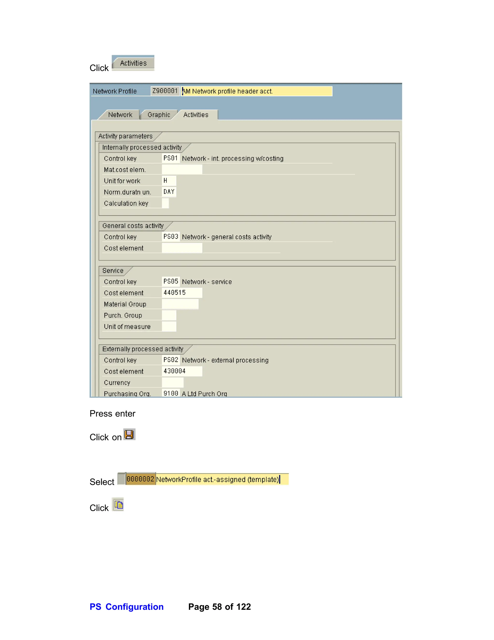 SAP PROJECT SYSTEMS CONFIGURATION Document | PDF