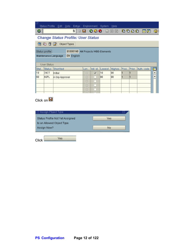 Sap Project Systems Configuration Document Pdf