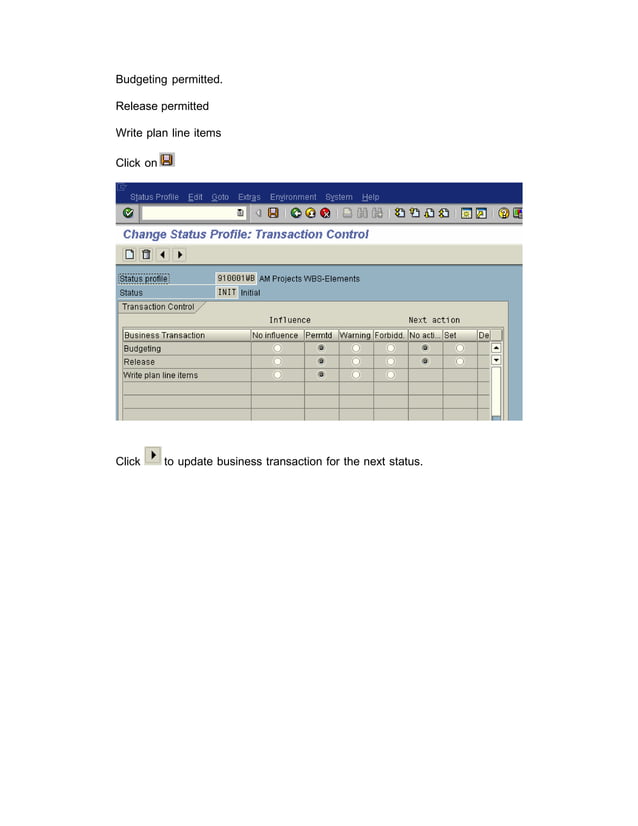 SAP PROJECT SYSTEMS CONFIGURATION Document | PDF