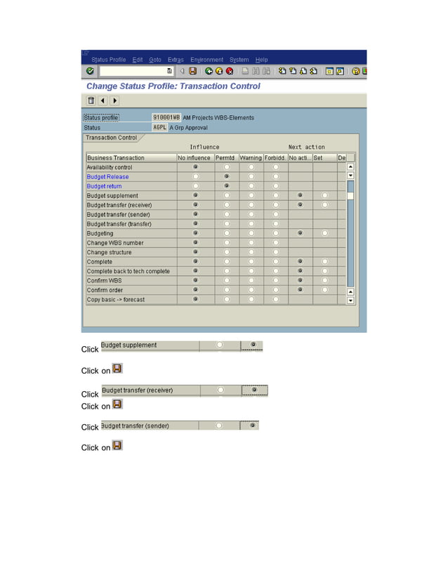 SAP PROJECT SYSTEMS CONFIGURATION Document | PDF