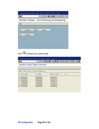 SAP PROJECT SYSTEMS CONFIGURATION Document | PDF