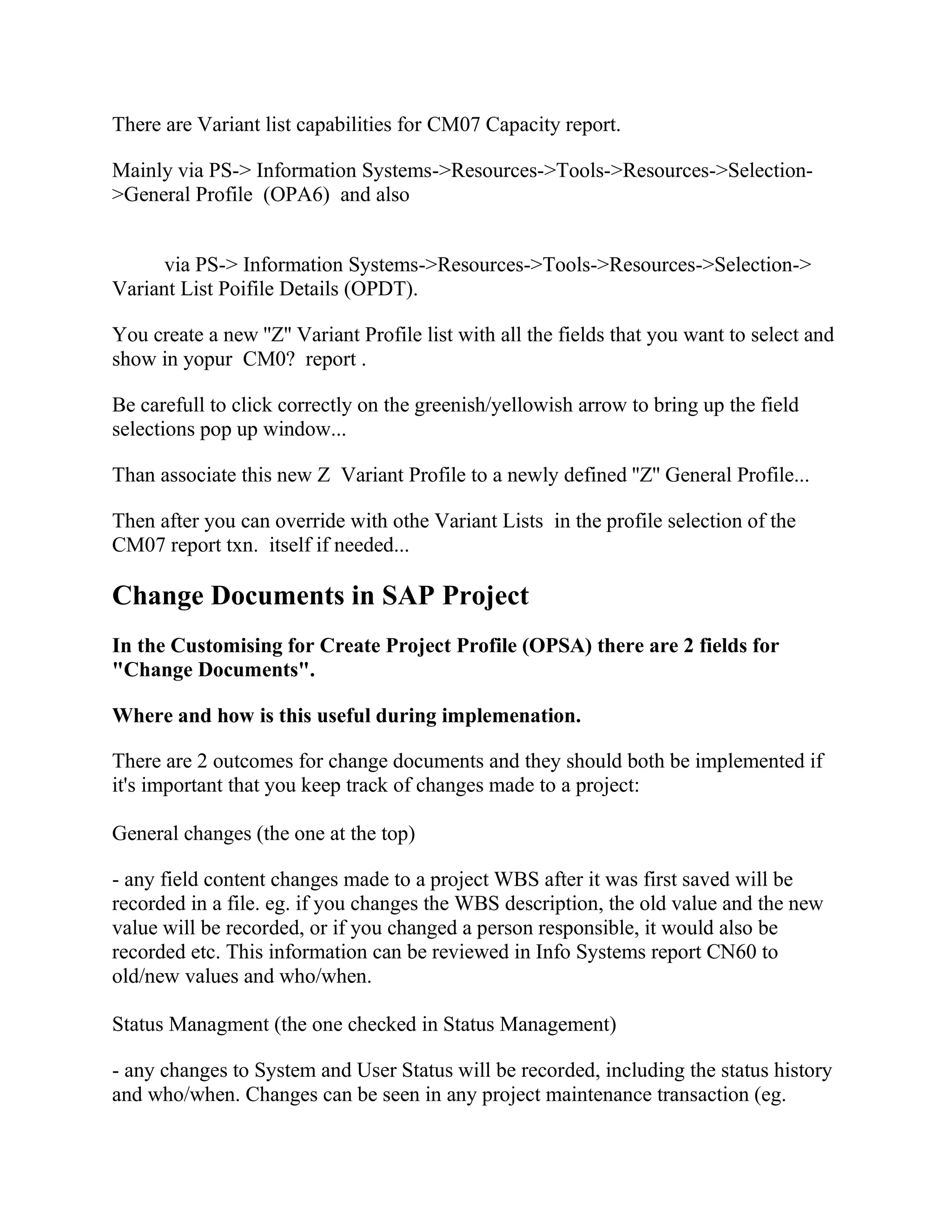 Sap ps module tutorial | DOCX