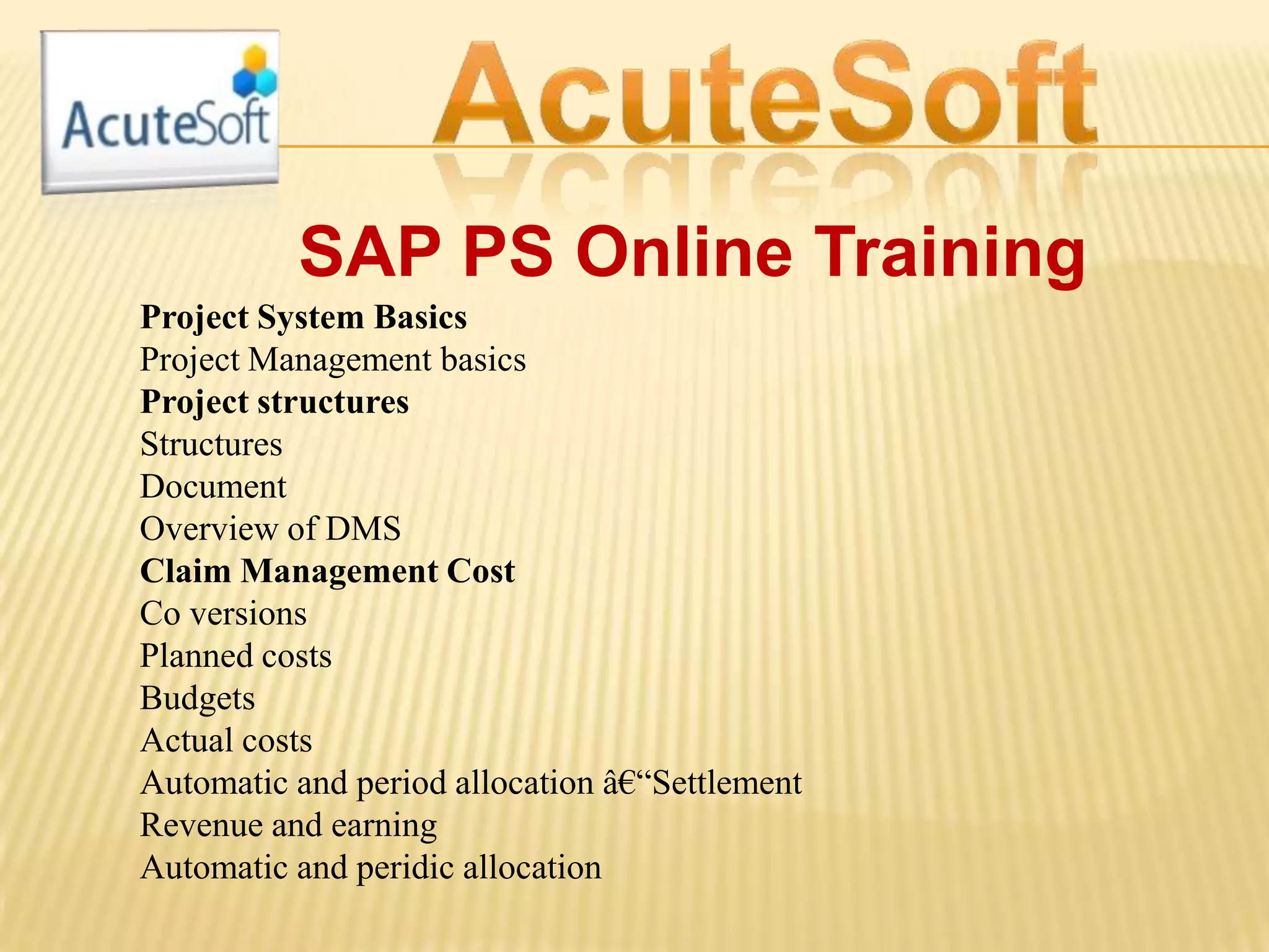 Sap ps online training | PPSX