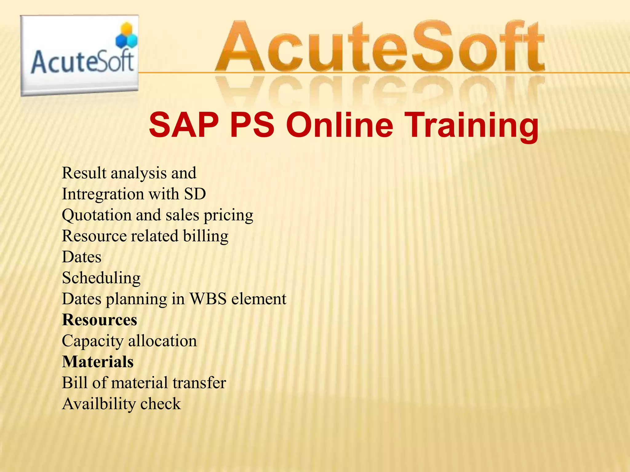 Sap ps online training | PPSX