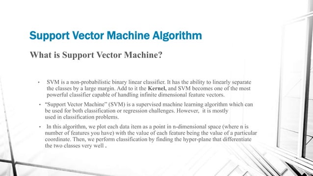 Sentiment Analysis Using Support Vector Machine Pptx Technology Industry Industries