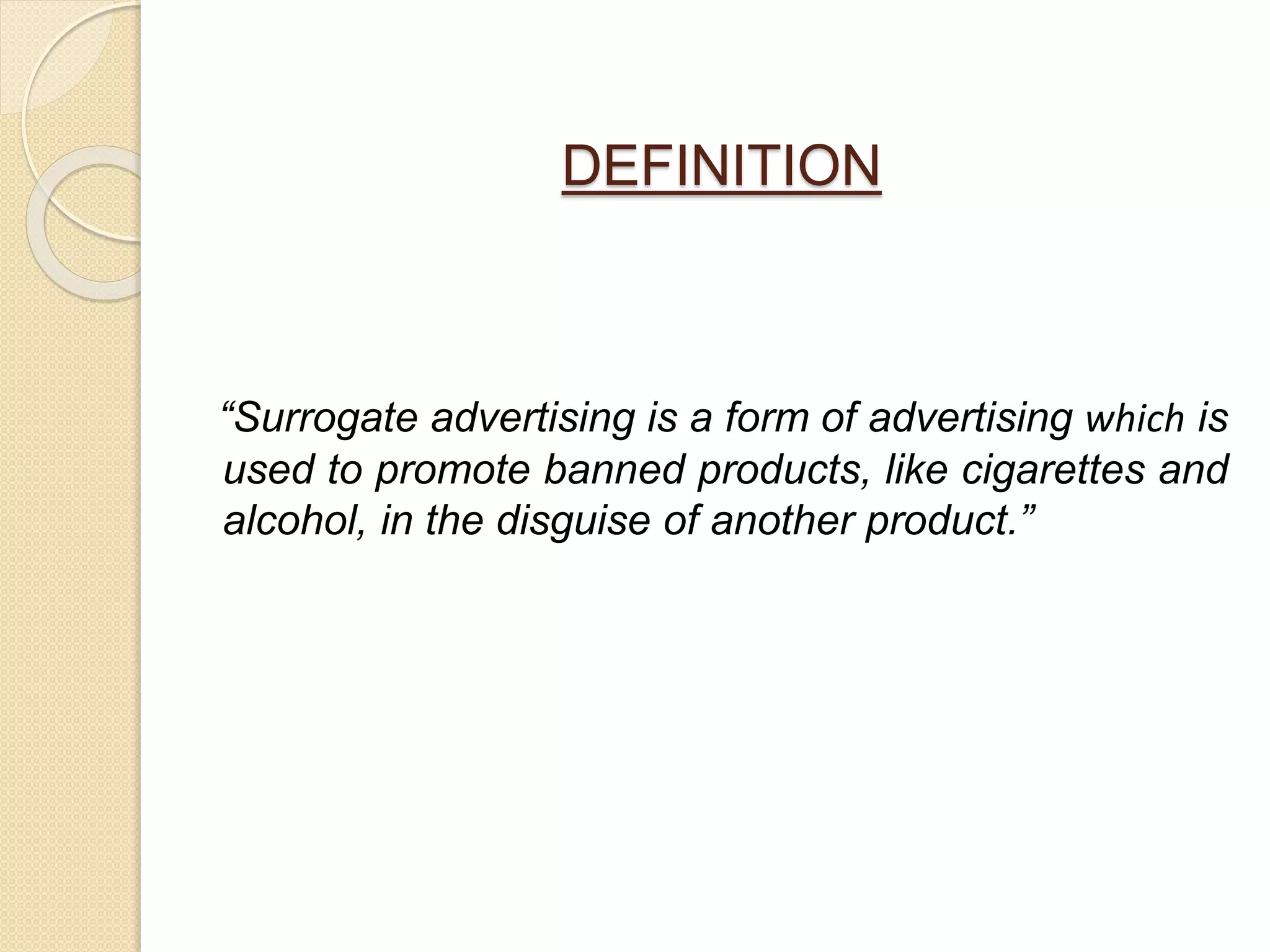 SURROGATE ADVERTISEMENTS | PPTX