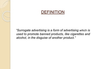 SURROGATE ADVERTISEMENTS | PPTX