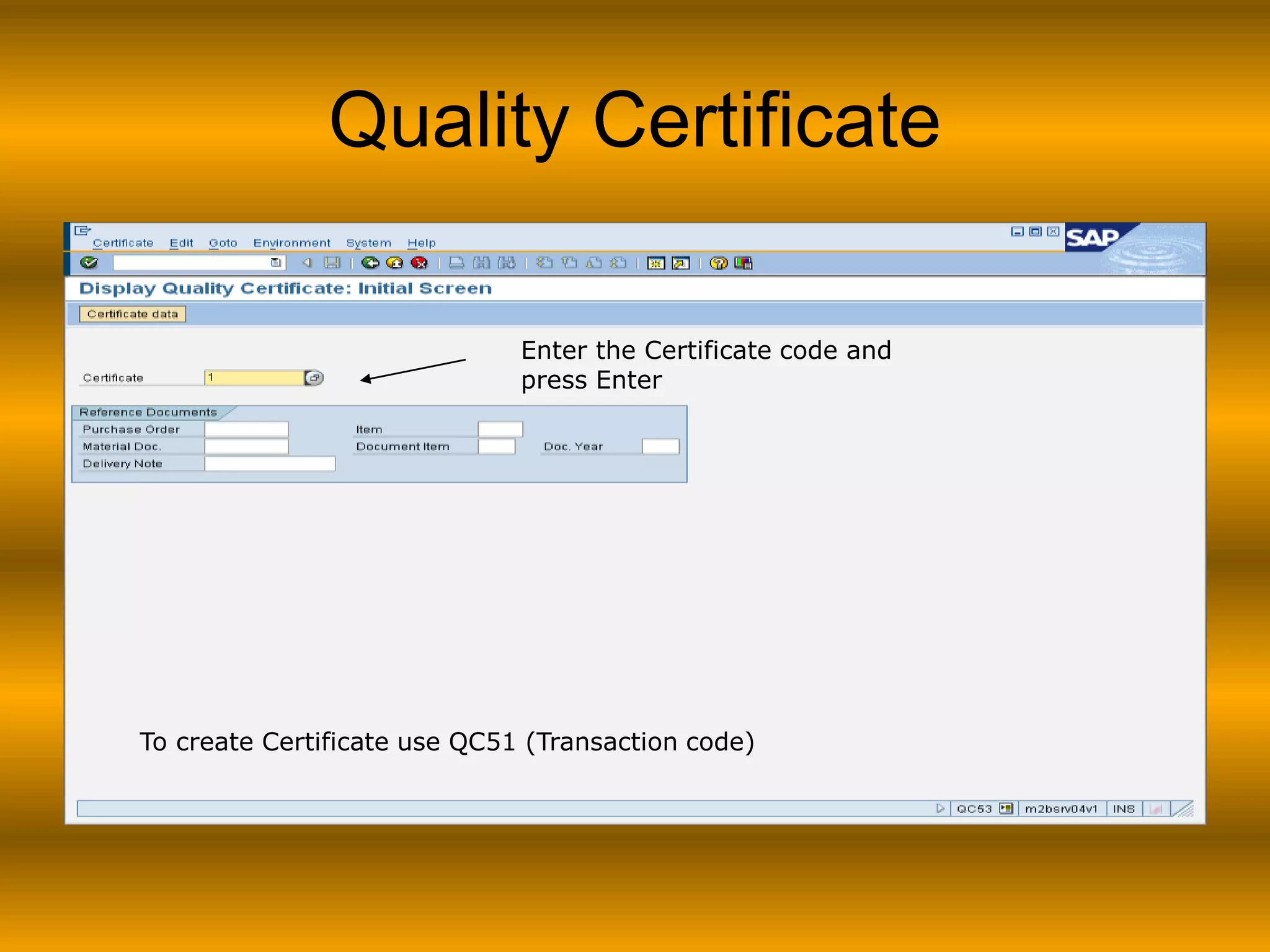 Sap qm ppt | PPTX