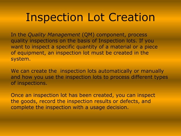 Sap qm ppt | PPTX | Business | Business and Finance