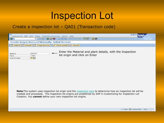 Sap qm ppt | PPTX