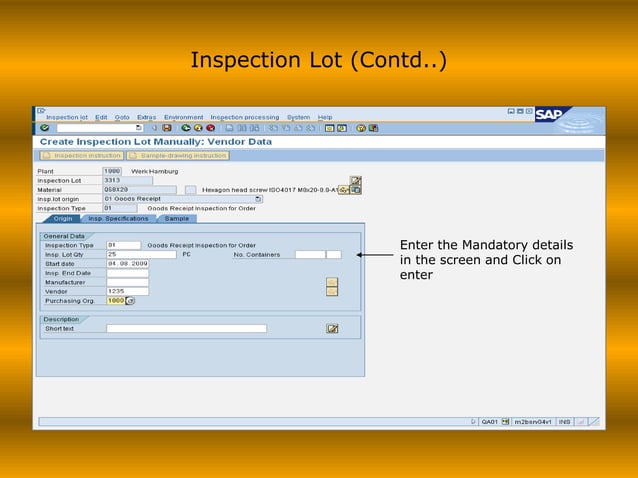 Sap qm ppt | PPTX | Business | Business and Finance
