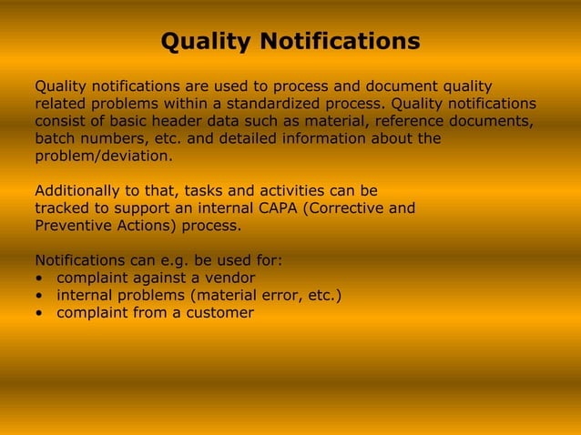 Sap qm ppt | PPTX | Business | Business and Finance