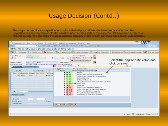 Sap qm ppt | PPTX | Business | Business and Finance